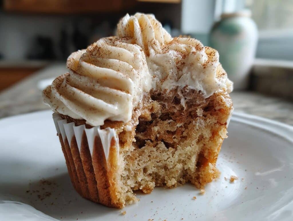 Moist Apple Cider Cupcakes with Spiced Buttercream in 1 Hour
