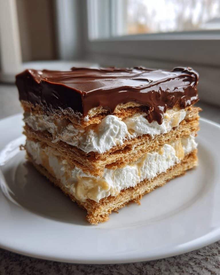 5-Ingredient No-Bake Eclair Cake: Magical Dessert Hack!
