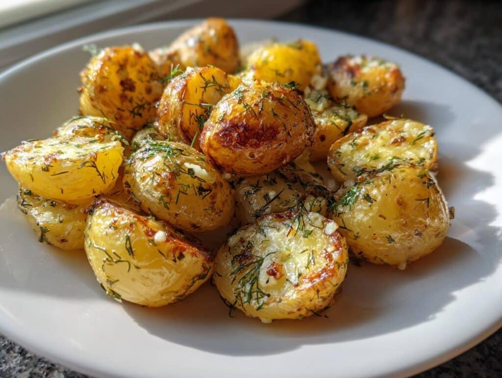 Lemon Dill Roasted Baby Potatoes: 3-Step Crispy Perfection