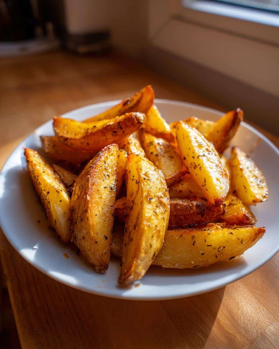 Crispy Baked Greek Lemon Potatoes - 7 Ingredient Sunday Magic